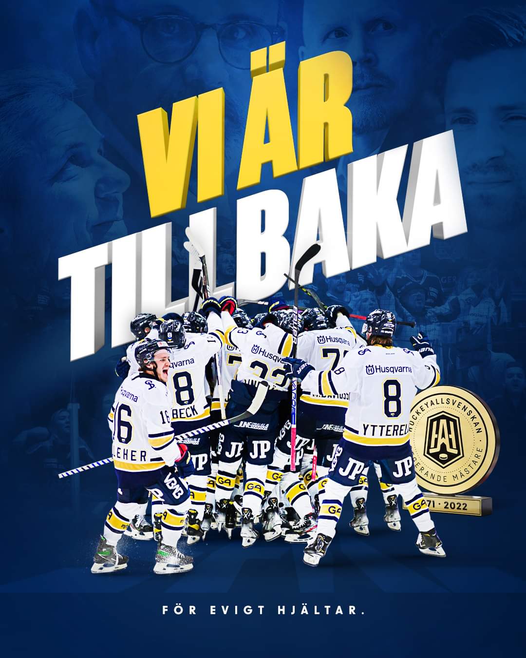 Grattis HV71- äntligen tillbaka i SHL | Mitt Hjärterum